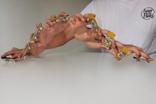 How to Frontside 180 Ollie on a Fingerboard - FingerFlicks